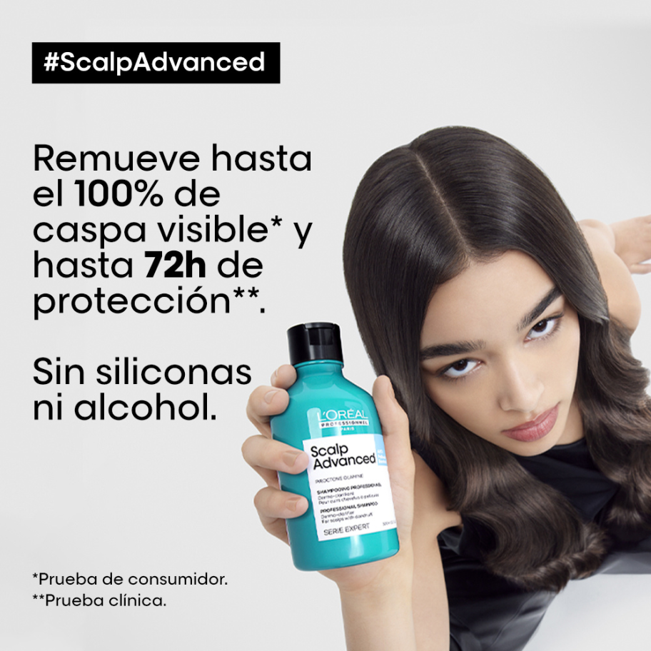 Shampoo Anti-Caspa Scalp Advanced L’Oreal Serie Expert 300ml - John Navas